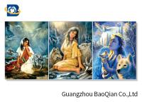 China 30x40cm Size 3d Lenticular Flipped Picture With Frame For Restaurant Decor for sale