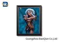 China Knight Theme ODM 3D Lenticular Sheet Picture With PVC Frame 30 X 40 CM for sale