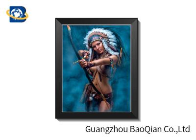 China Knight Theme ODM 3D Lenticular Sheet Picture With PVC Frame 30 X 40 CM for sale