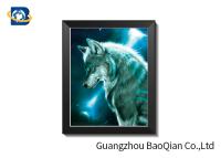 China 0.76 Mm Thickness 3D Pictures Of Animals / Fancy Lenticular 3D Wall Pictures for sale