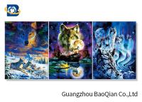 China High Resolution Home Decorative 3d Animal Wolf  Pictures With Frame for sale