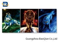 China High Resolution Home Decorative 3d Animal Wolf  Pictures With Frame for sale