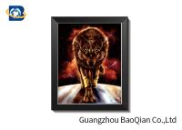 China High Resolution Home Decorative 3d Animal Wolf  Pictures With Frame for sale