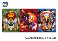 China Framed wall art Favorites , 3d Lenticular Flipped Animal Picture For Indoor Decor for sale