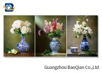 China Waterproof 3D Wallpaper Image Flip Effect Beautiful Flower For Home Decoration for sale
