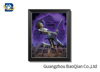 China Picture With Playing Skull , Flippped Changing Lenticular 3d Image for sale