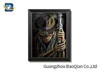 China Promotion Skull Picture 3D Lenticular Printing Animal / People Subject for sale