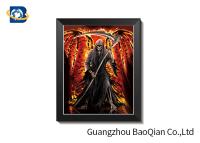 China Creative Designer Skull 3D Picture For Wall Decor , Flipped Changing Lenticular Poster for sale