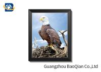China Wall Hanging Decorative Beautiful Flying Eagle 3d Flip Moving Home / Hotel Wall Decoration for sale