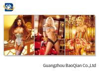 China 3D Flipped Wall Decorative Photos With Sexy Naked Beautiful Girl for sale