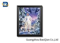China Restaurant Decoration Lenticular Flip Waterproof 3D Picture Photo Printing for sale