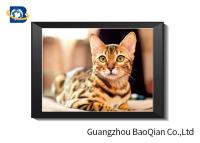 China Cute Cat Lenticular Printing Picture With Frame 40 x 40 cm PET 0.65 mm for sale