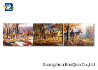 China Big Size Flip Lenticular Print Poster For Advertising Of Hamburger And Pizza for sale