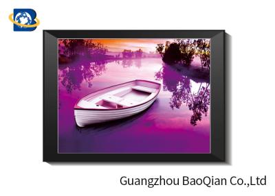 China Custom Size 3D Lenticular Pictures With Frame 30 X 40 Cm For Advertisement for sale