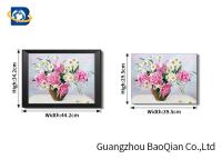 China Eco - friendly Flowers 3D Lenticular Pictures For Home Decoration A3 A4 Size for sale
