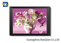 China Eco - friendly Flowers 3D Lenticular Pictures For Home Decoration A3 A4 Size for sale