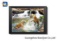 China Wolves 3D Lenticular Printing Picture For Gift , Home Decoration for sale