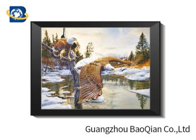 China Wolves 3D Lenticular Printing Picture For Gift , Home Decoration for sale