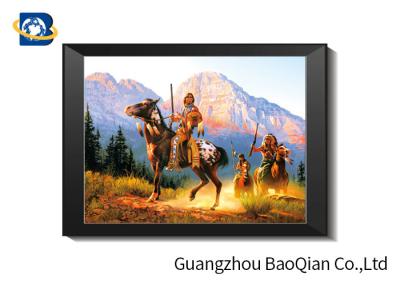 China One Flip 3D Lenticular Pictures 30 X 40 cm / 40 x 40 cm With 12 MM Frame for sale