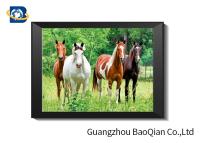 China 0.6 MM Custom Size 3D Horse Pictures For Adverting / Decoration Three Filps for sale
