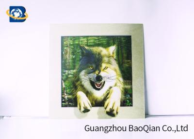China 0.9mm PET 3D / 5D Pictures Dinosaur Image 40x40cm Size For Decoration for sale