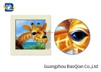 China Children Bedroom 5D Lenticular Image Printing 40 X 40 Cm Three Filps for sale