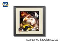 China CMYK Printing 5D Pictures Lenticular Image / Poster With White MDP Frame for sale