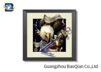 China CMYK Printing 5D Pictures Lenticular Image / Poster With White MDP Frame for sale