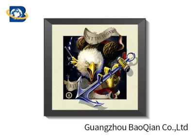 China CMYK Printing 5D Pictures Lenticular Image / Poster With White MDP Frame for sale