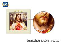 China 30 X40 CM And 0.6 MM 5D Pictures For Jesus / Custom Lenticular Printing for sale