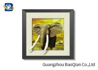 China 5D Effect Animals Lenticular Photo Printing , Horse Animal Print Lenticular MDF Frame for sale