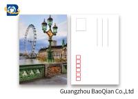 China The London Eye Pattern Lenticular Postcards , 3D Lenticular Card Tear - Proof for sale