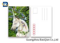 China Souvenir Gift 3D Lenticular Card With Customized Logo / Lenticular Photo Printing Postcard for sale
