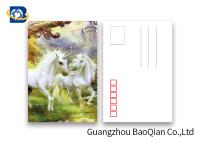 China Souvenir Gift 3D Lenticular Card With Customized Logo / Lenticular Photo Printing Postcard for sale