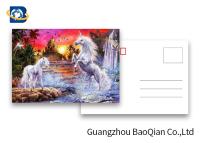 China Souvenir Gift 3D Lenticular Card With Customized Logo / Lenticular Photo Printing Postcard for sale