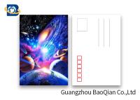 China Amizing Design Star 3D Lenticular Postcards With Two Side CMYK UV Offset Printing for sale