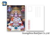 China 5D Effect Indian God 3D Lenticular Postcards For Souvenirs/ Promotional Gift for sale