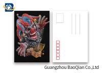 China Pantone Color Printing PET 3D Lenticular Postcards 3 Dimensional Effect Image for sale