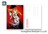 China Pantone Color Printing PET 3D Lenticular Postcards 3 Dimensional Effect Image for sale