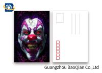 China Pantone Color Printing PET 3D Lenticular Postcards 3 Dimensional Effect Image for sale