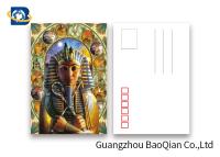China Egypt Scenery 3D Lenticular Postcards Picture UV Offset Printing Gift Usage for sale