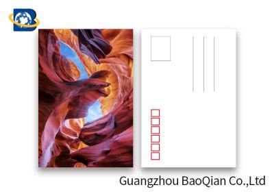 China Landscape Lenticular Postcards Printing , 3D Printing Images PET / PP Material for sale