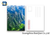China Souvenir Tourist Gifts Custom Lenticular Postcards Norway Landscape Painting for sale