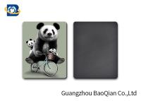 China Lovely Panda Photo Lenticular Magnet Souvenir Customized Size SGS Certificated for sale