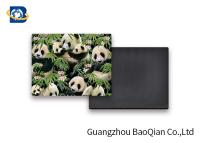 China Lovely Panda Photo Lenticular Magnet Souvenir Customized Size SGS Certificated for sale