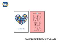 China Valentine 3D Lenticular Card Lenticular Image Printing Similar To Holograms for sale
