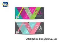 China Shopping Discount Card 3D Lenticular Card Eco - Friendly Material Anti Scratch for sale