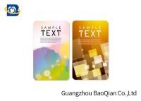 China VIP Card Lenticular Card Printing PET / PP Material 3D Lenticular Flip Effect for sale