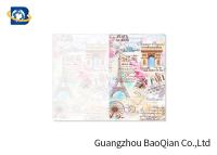 China Paris Beautiful Sights 3D Lenticular Card Pantone Color UV Offset Printing for sale