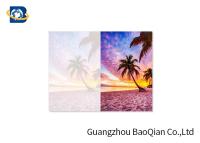 China PET / PP Material 3D Picture Cards , Custom Lenticular Cards Beautiful Landscape Pattern for sale